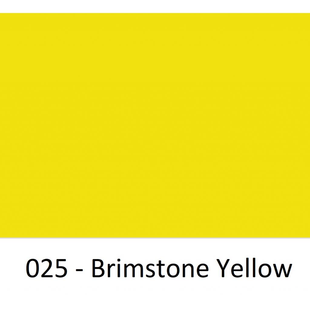 Oracal 751 Vinyl 025 Brimstone Yellow 1230mm - Buy Online Now!