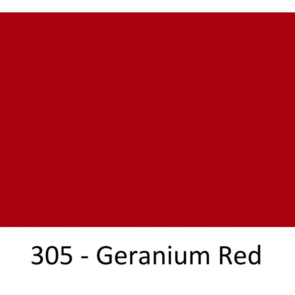 630mm Wide Oracal 551 Series High Performance Cal Vinyl - Geranium Red 305