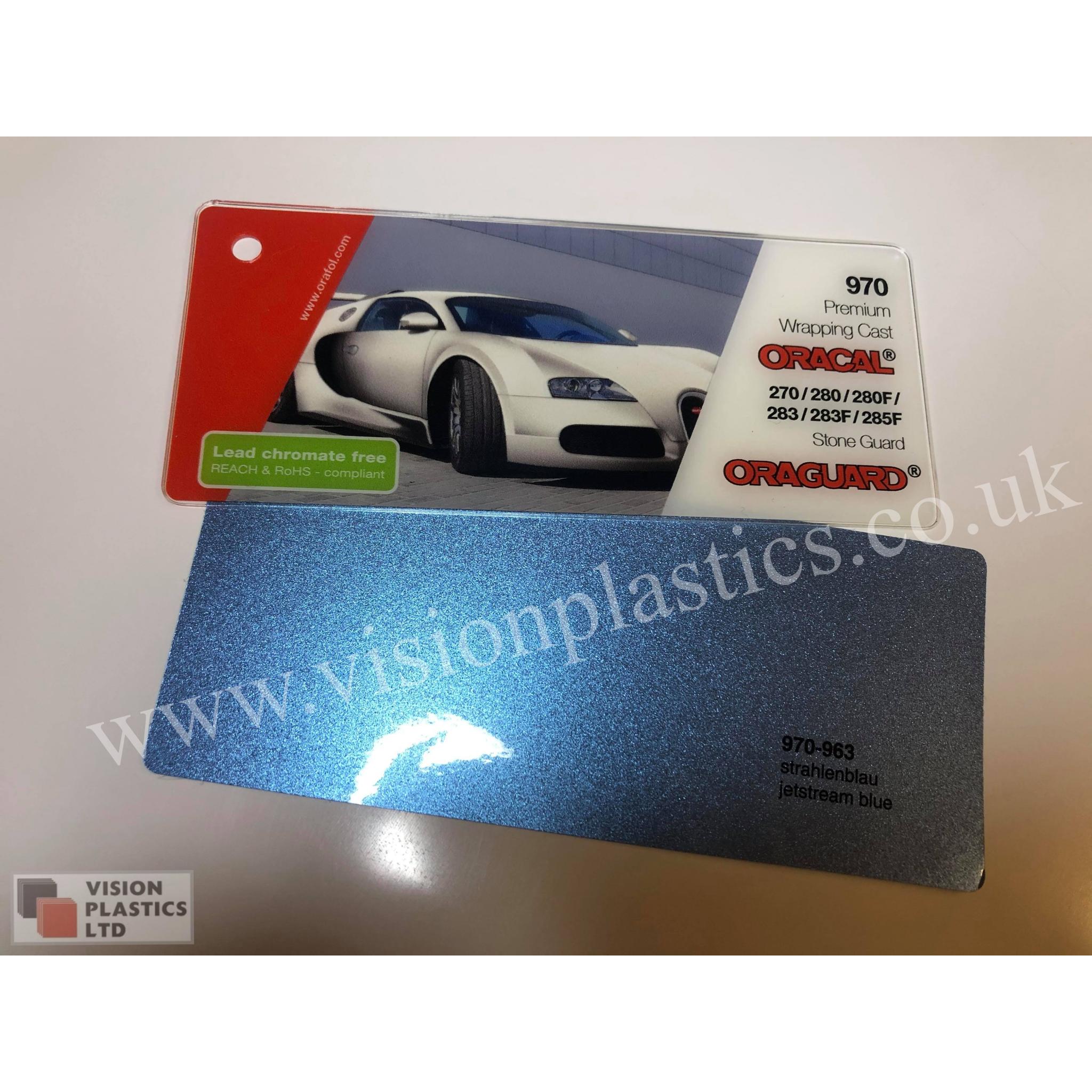 1520mm Wide Oracal 970 Rapid Air Premium Wrapping Cast Vinyl - Jet ...