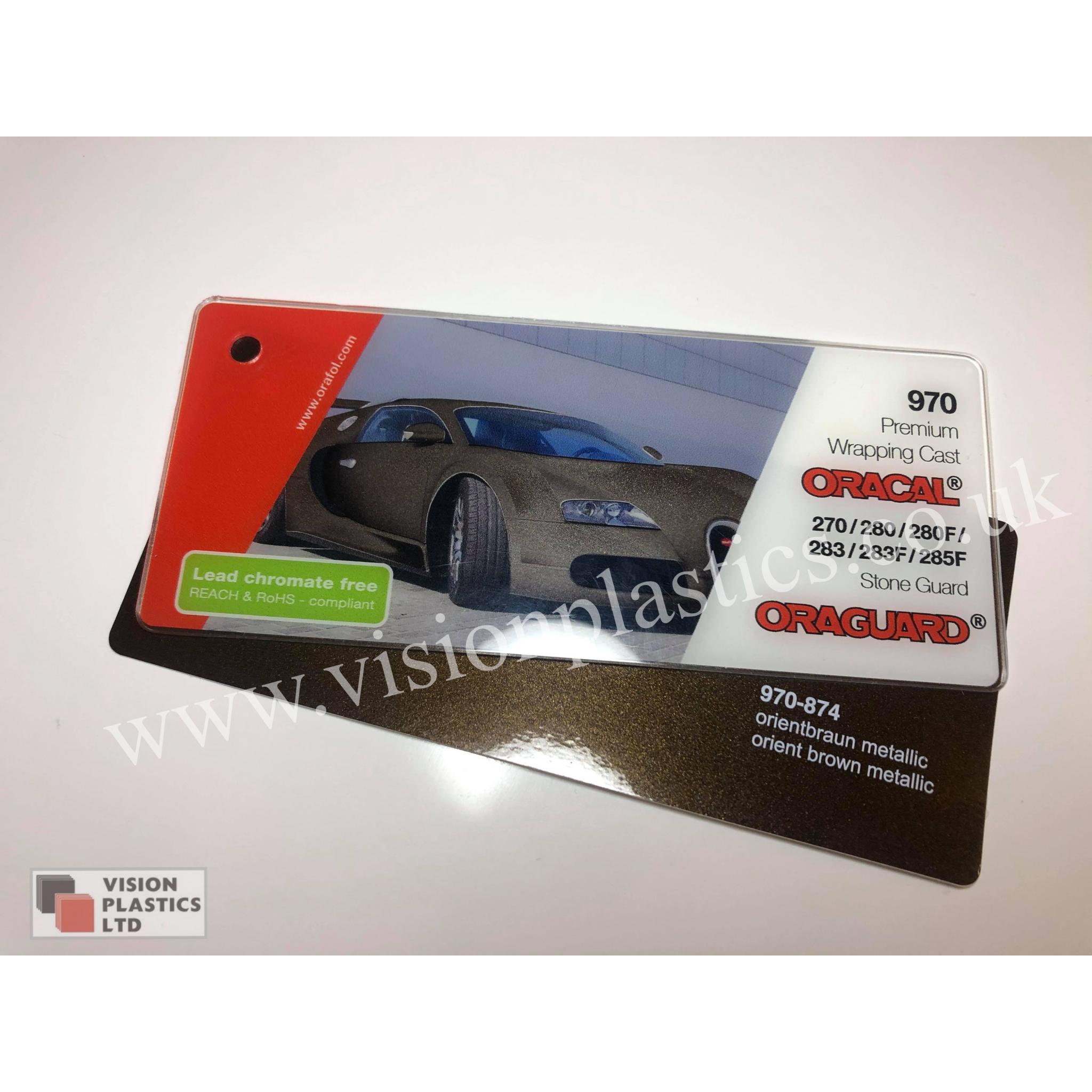 1520mm Wide Oracal 970 Rapid Air Premium Wrapping Cast Vinyl - Orient ...