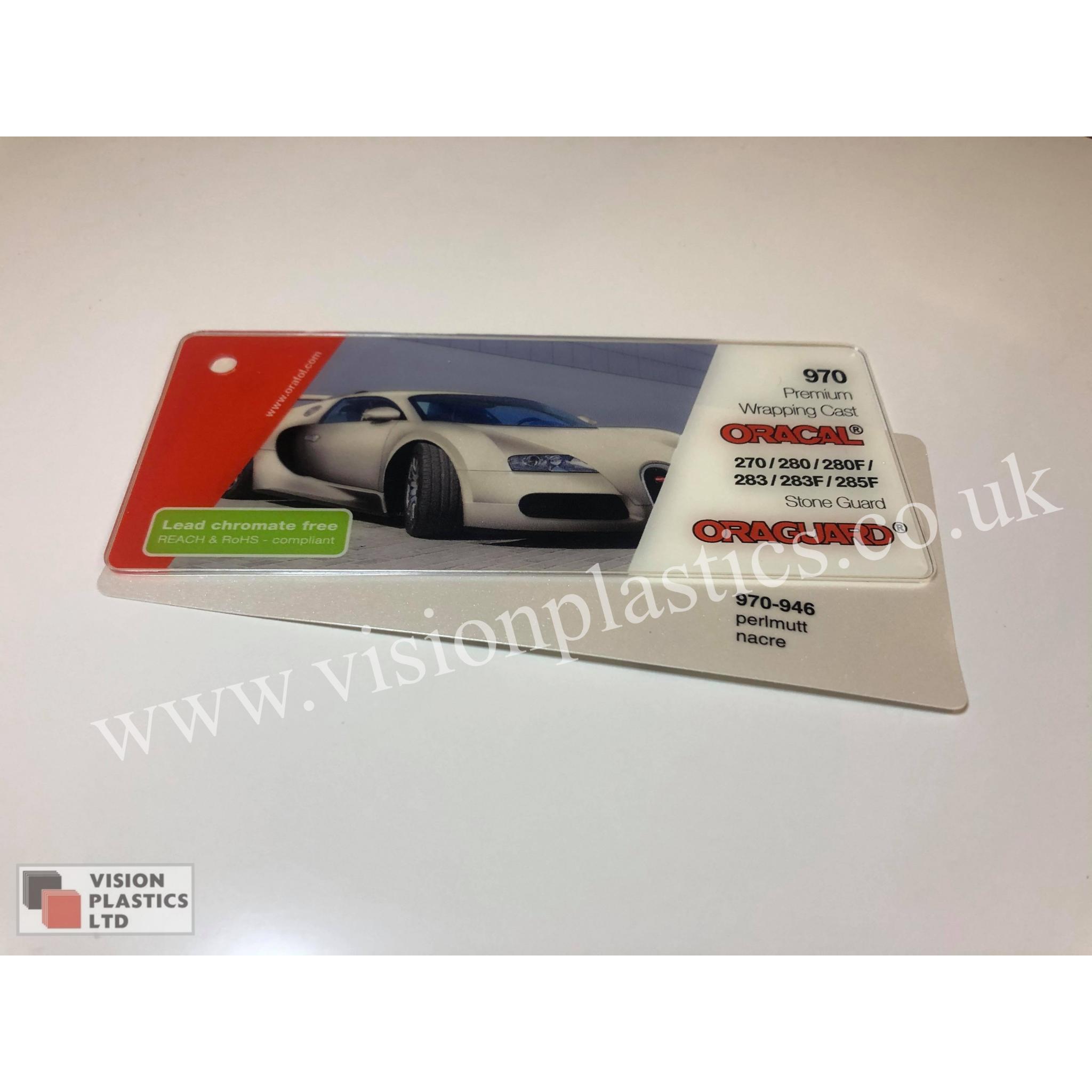 1520mm Wide Oracal 970 Rapid Air Premium Wrapping Cast Vinyl - Nacre 946