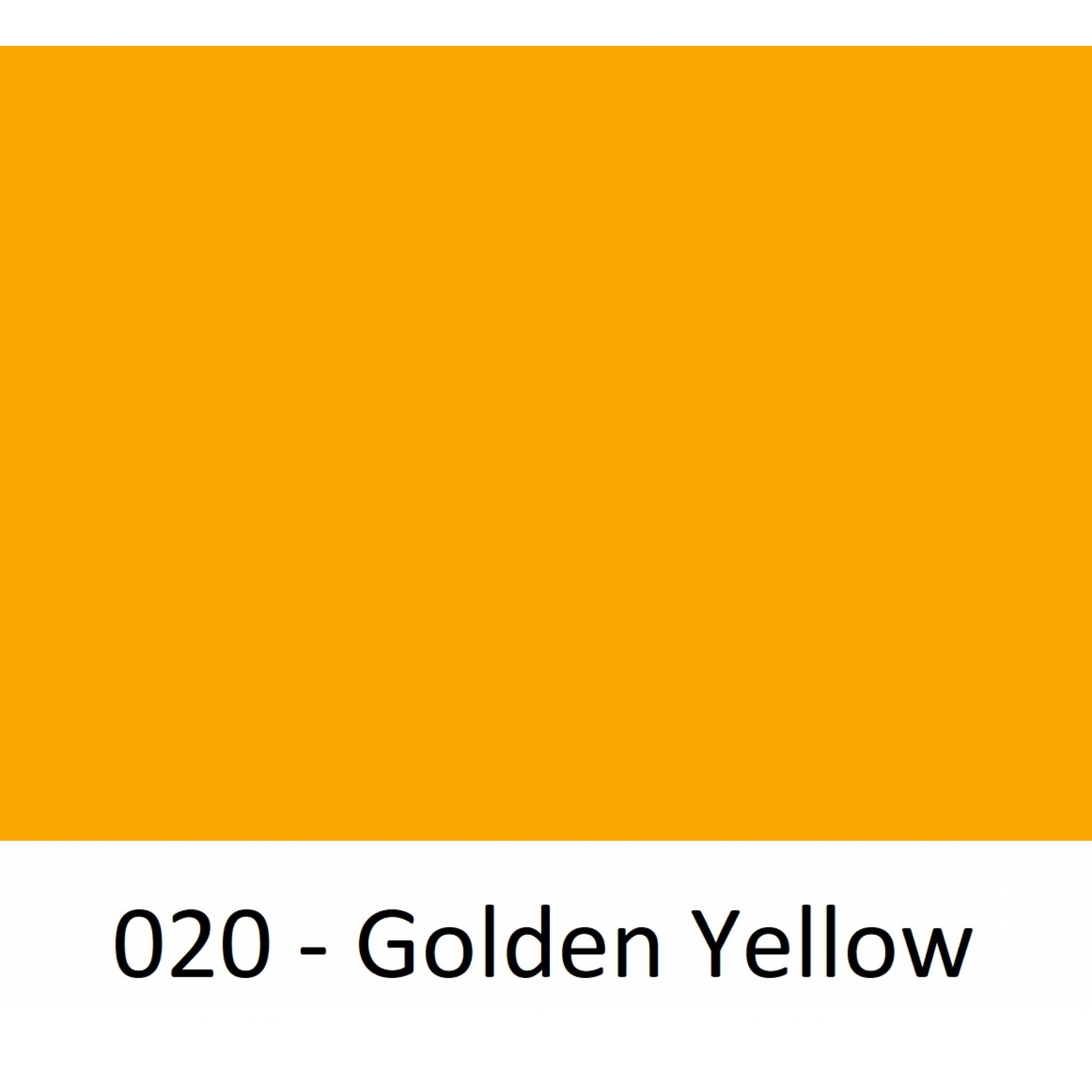 Oracal 751 Vinyl 020 Golden Yellow 630mm - Buy Online Now!