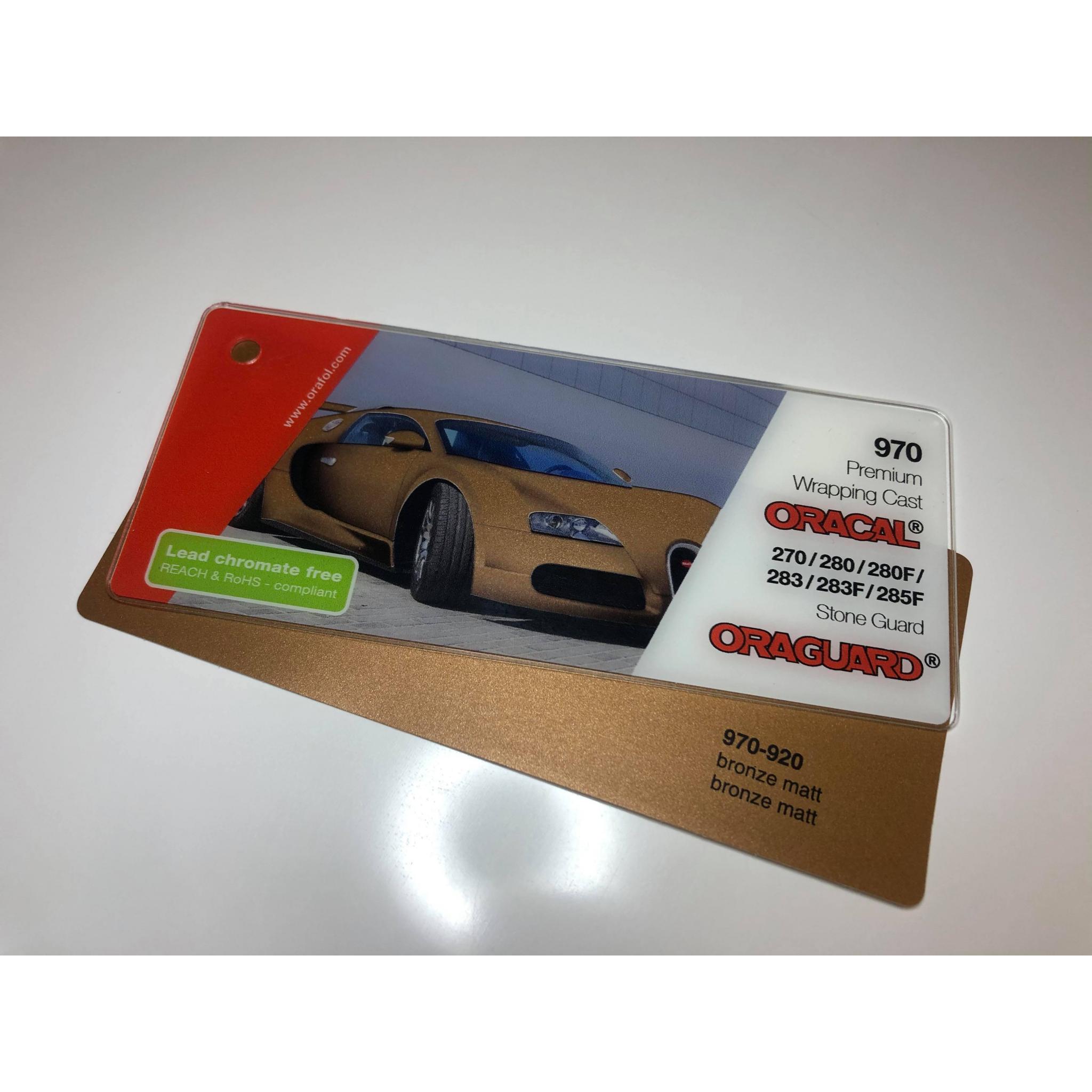 1520mm Wide Oracal 970 Rapid Air Premium Wrapping Cast Vinyl - Bronze ...