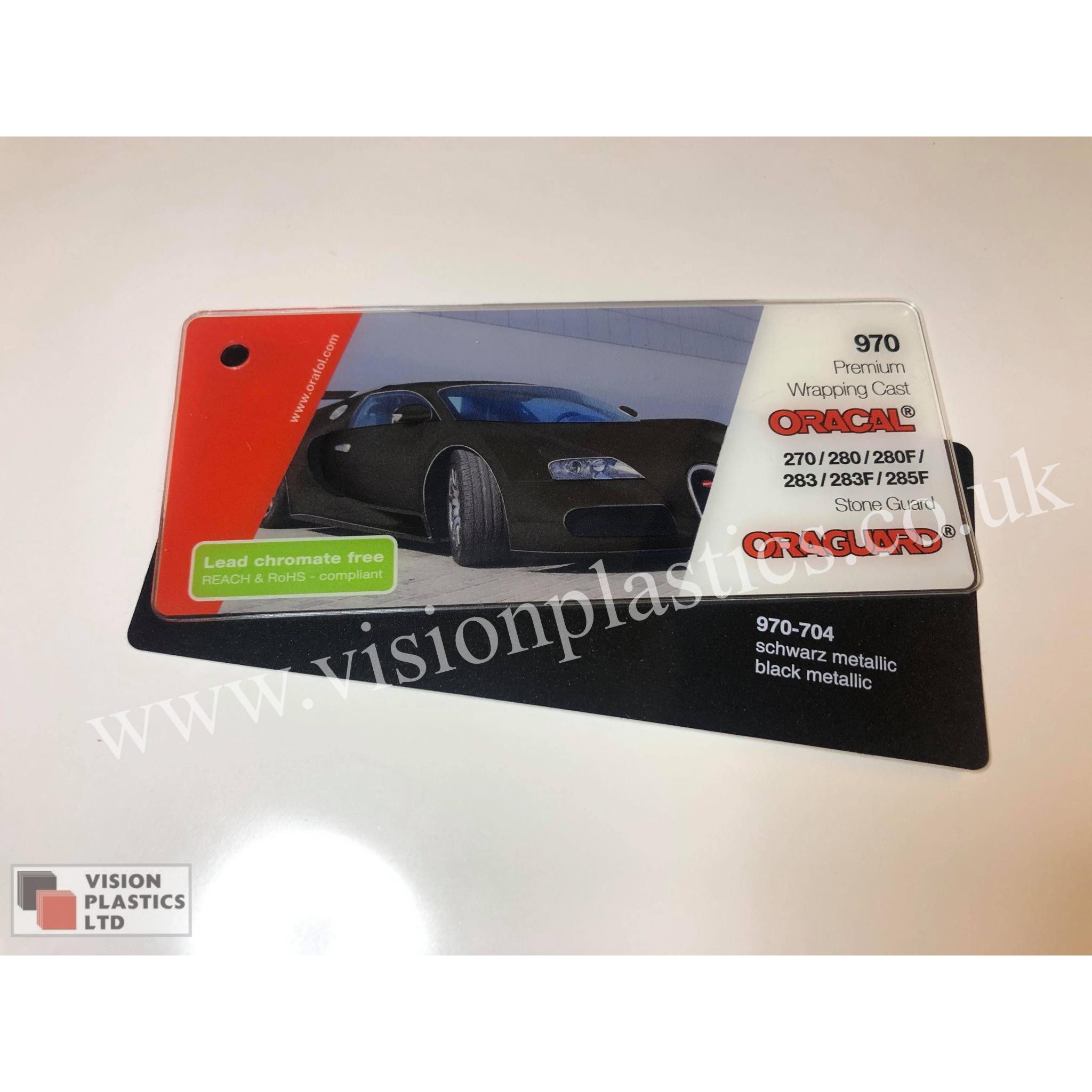 1520mm Wide Oracal 970 Rapid Air Premium Wrapping Cast Vinyl - Black ...