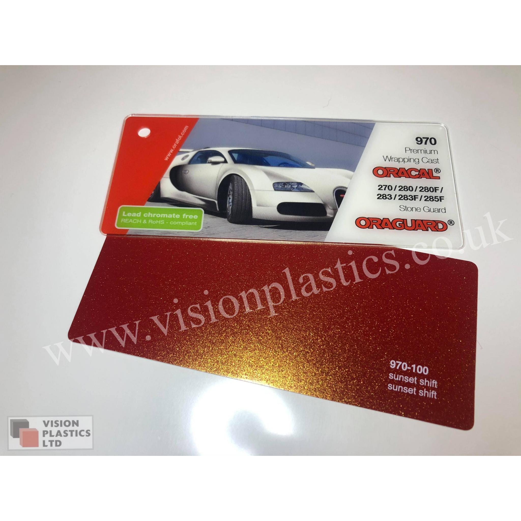 1520mm Wide Oracal 970 Rapid Air Premium Wrapping Cast Vinyl - Sunset ...