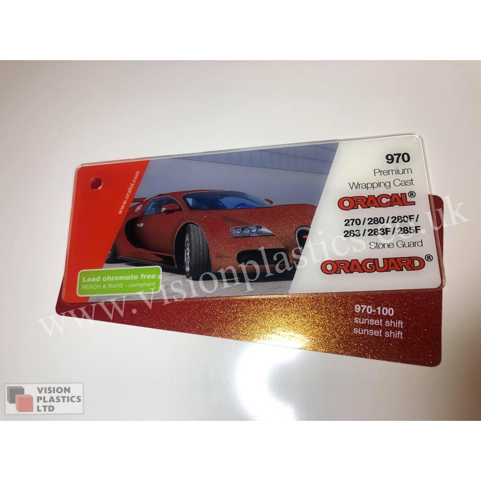 1520mm Wide Oracal 970 Rapid Air Premium Wrapping Cast Vinyl - Sunset ...