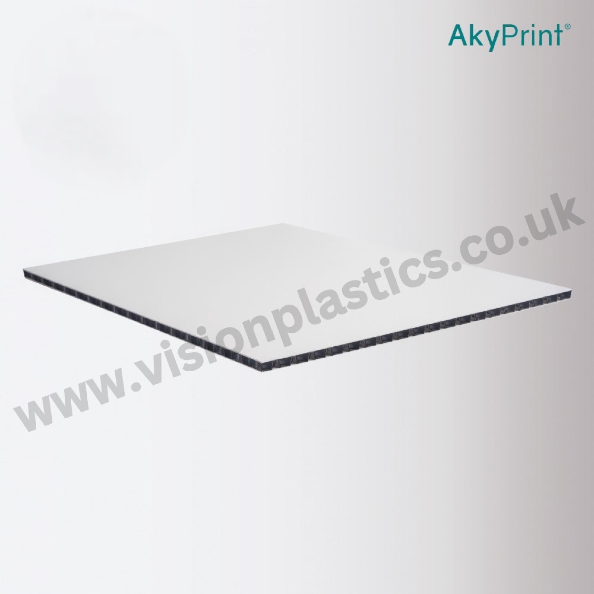 2440 x 1220 x 3.3mm White Polypropylene Bubble Board